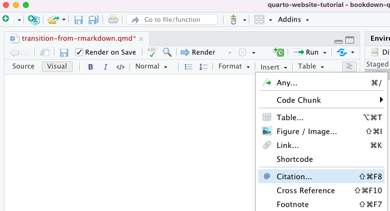 Transition from RMarkdown – Making sharable documents with Quarto Transition from RMarkdown – Making sharable documents with Quarto